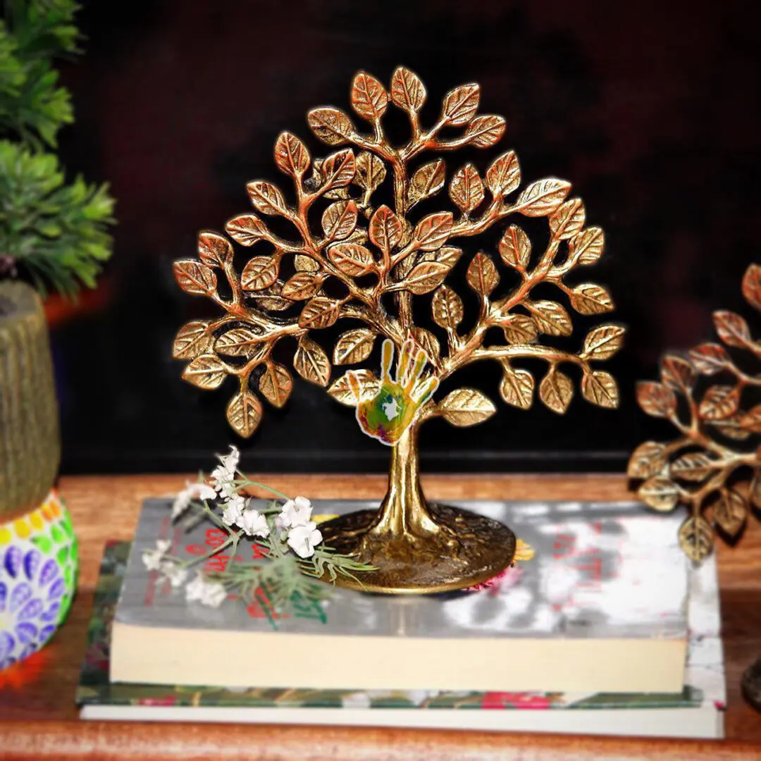 Buy Brass Kalpvriksha Good Luck Tree ST115, Artlivo : Furniture & decor