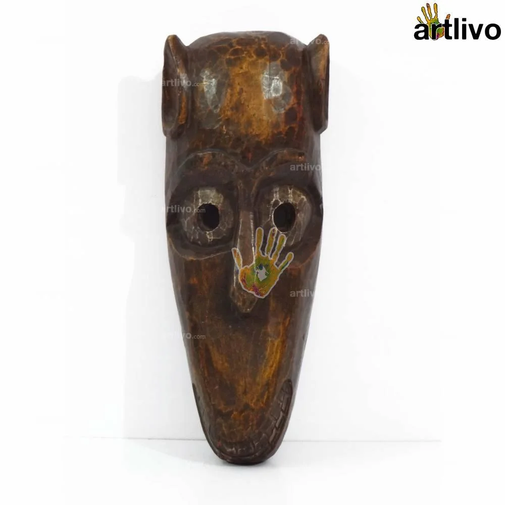 VINTAGE Tribal Animal Mask - Monkey - MA030 - Artlivo.com