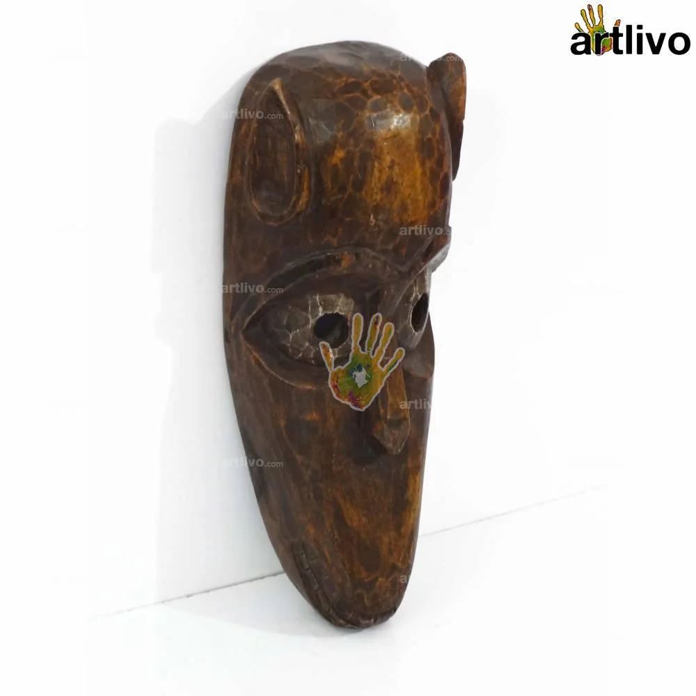 VINTAGE Tribal Animal Mask - Monkey - MA030 - Artlivo.com