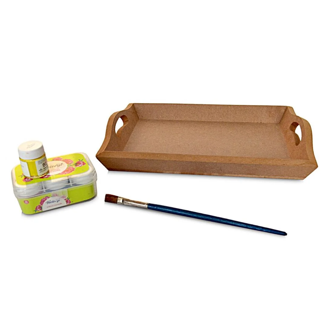 DIY Wooden Tray Painting Activity Kit Do it Yourself collection ...