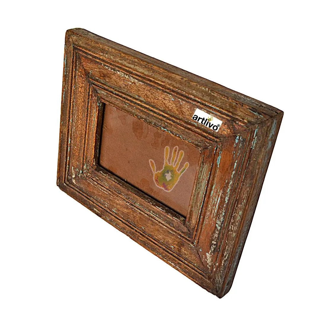 Wooden 3D design Natural Photo Frame